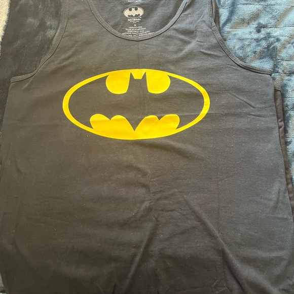 Batman | Other | Dc Comics Black Tee With Silver Batman Logo | Poshmark